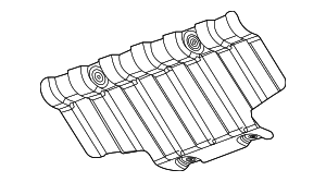 2020-2023 GM Underbody Splash Shield 84154539 GM | GMPartsDirect.com