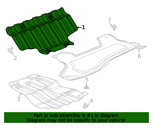 84154539 - Underbody Splash Shield 2020-2023 GM | AutoNationParts.com