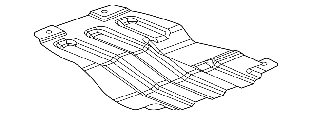 2020-2024 GM Underbody Skid Shield 84154831 GM | GMPartsDirect.com
