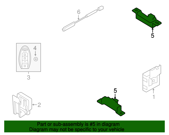 285E4-C990A - Keyless Entry Antenna 2009-2021 Nissan | AutoNation Parts