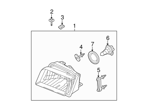 Ford Dealership 2004-2024 Ford Headlamp Bulb 5C3Z-13N021-AA | Ford ...
