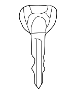 1998-2002 Mazda 626 Key gd7b76202 | TascaParts.com