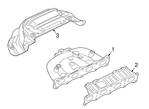 Exhaust Manifold for 2014 Mitsubishi Lancer | Mitsubishi Parts Warehouse