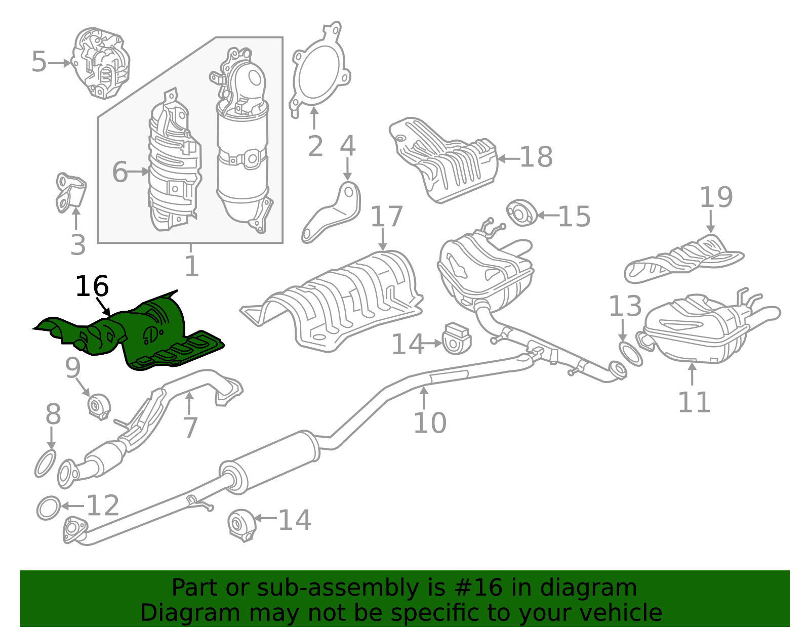 74600-TBA-A00 - Heat Deflector 2016-2021 Honda Civic | AutoNation Parts