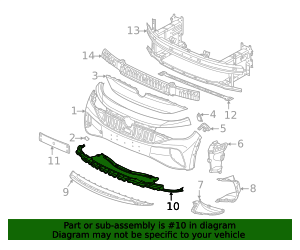 2021-2023 Volkswagen ID.4 End Plate 11A-805-915-B-9B9 | VW Direct Parts