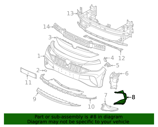2021-2023 Volkswagen ID.4 Brake Air Duct 11A-853-950-9B9 | OEM Parts Online