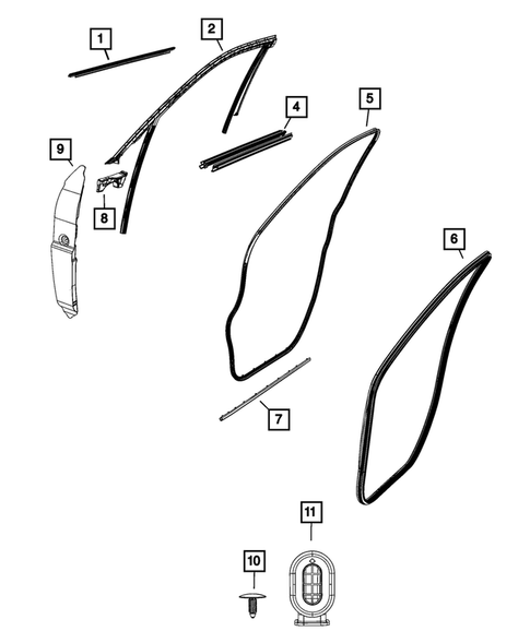 Weatherstrips and Seals for 2022 Jeep Grand Cherokee | Mopar eStore