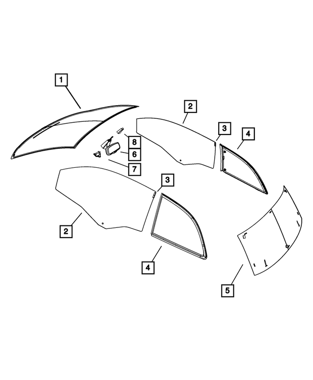 Windshield 68119291AE | Mopar eStore