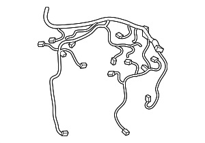 Ford HU5Z-12A581-CG - Engine Harness - 2017-2019 Ford | OEM Ford Part