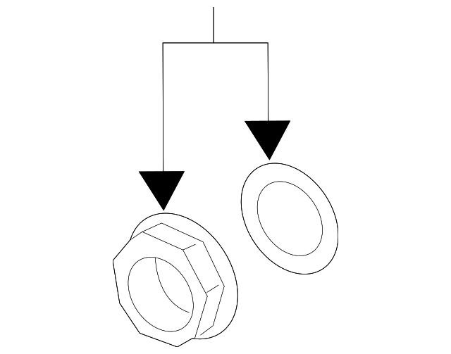 2020-2024 Toyota GR Supra Lock Nut 41204-WAA01 | Lithia Toyota Parts