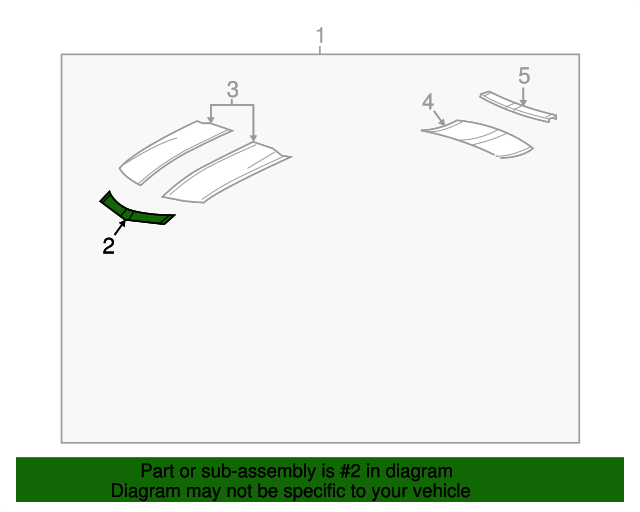 2016-2019 Chevrolet Camaro Front Bumper Upper Decal in Black 84040613 ...