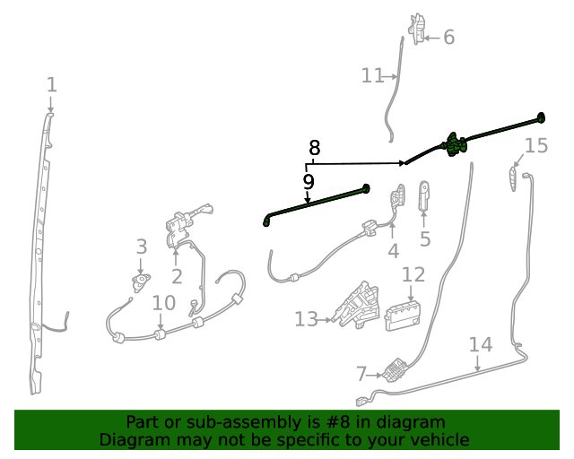 2019-2023 Mercedes-Benz Slide Motor 906-760-32-47 | MB OEM Parts