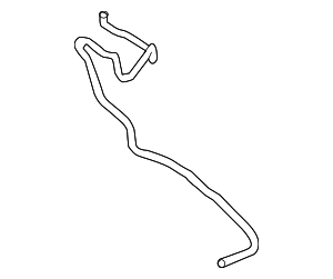 212-860-03-92-64 - Lift-Gate Washer Hose 2011-2016 Mercedes-Benz ...