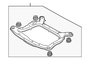 2003-2006 Volvo XC90 Engine Cradle 31406368 | OEM Euro Parts