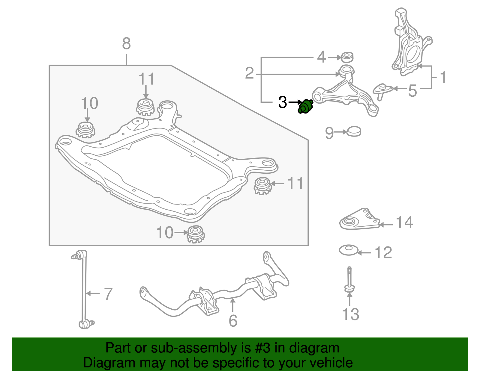 31277881 - High-Quality Suspension Control Arm Bushing for 2003-2014 ...