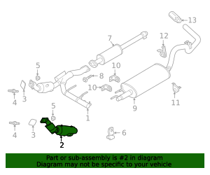 2021 Ford F-150 Catalytic Converter ML3Z-5E212-A | QuirkParts