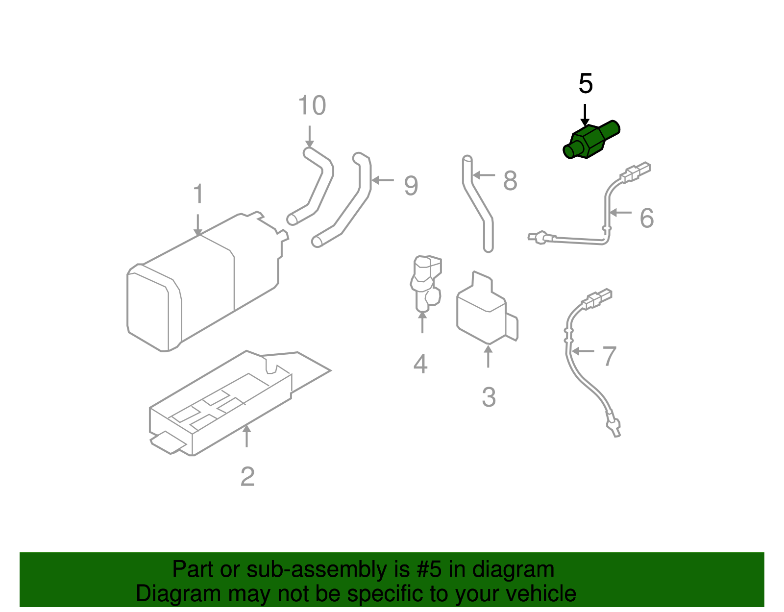 26740-3C200 - PCV Valve 2006-2018 Kia | Kia.Parts Store
