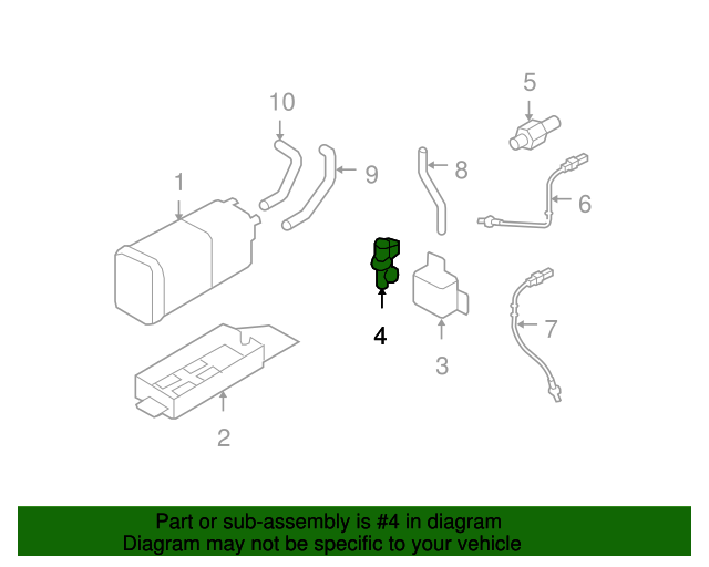 31430-2F700 - Pressure Relief Valve 2007-2009 Kia Sorento | Kia.Parts Store