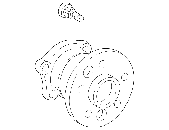 42410-33050 - Hub & Bearing - 2002-2004 Toyota Camry | OEM Genuine ...
