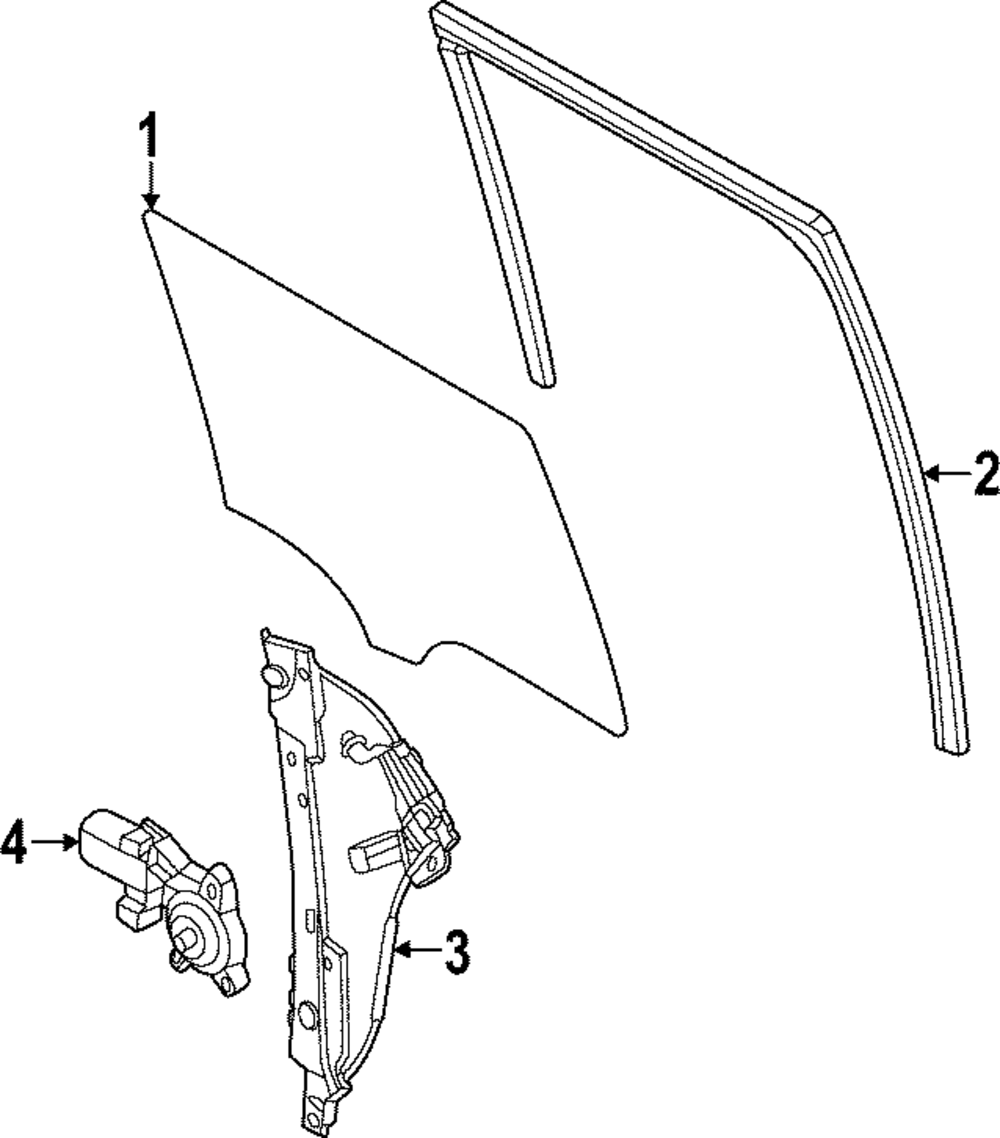 NZ6Z-2627008-A - Window Regulator 2022-2024 Ford Maverick | AutoNation ...