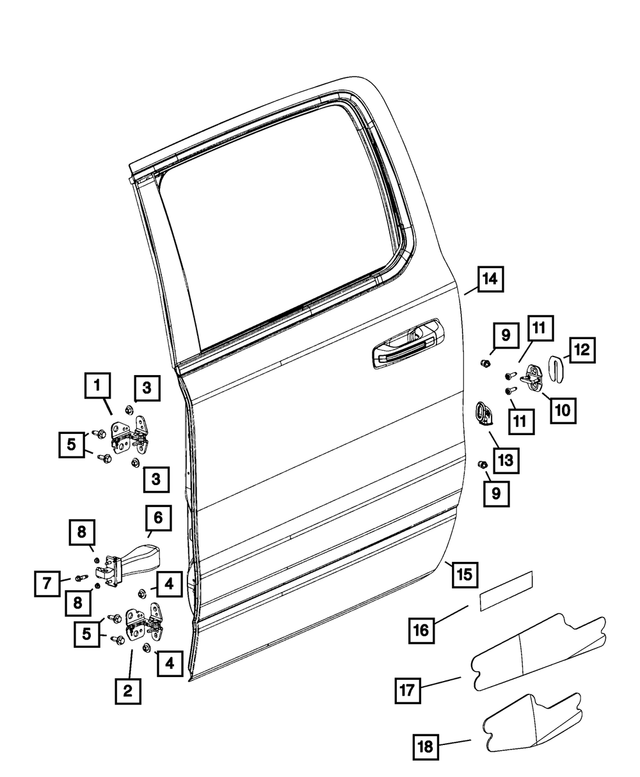 2019-2025 Ram 1500 OEM NEW 2019-2020 Mopar Ram 1500 Body Panel Deadener ...
