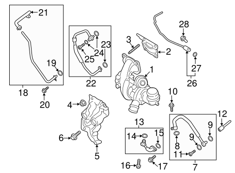 Turbocharger & Components for 2017 Ford Escape | TascaParts.com