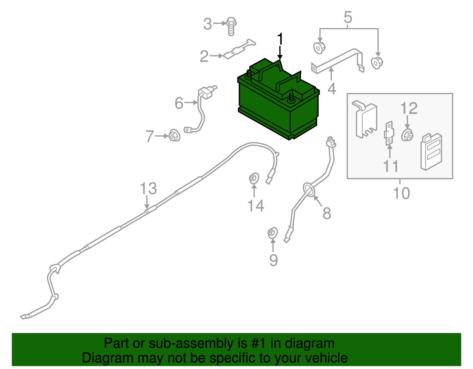 2012-2024 Porsche | Vehicle Battery | 992-915-105-A | OEM Vehicle Parts
