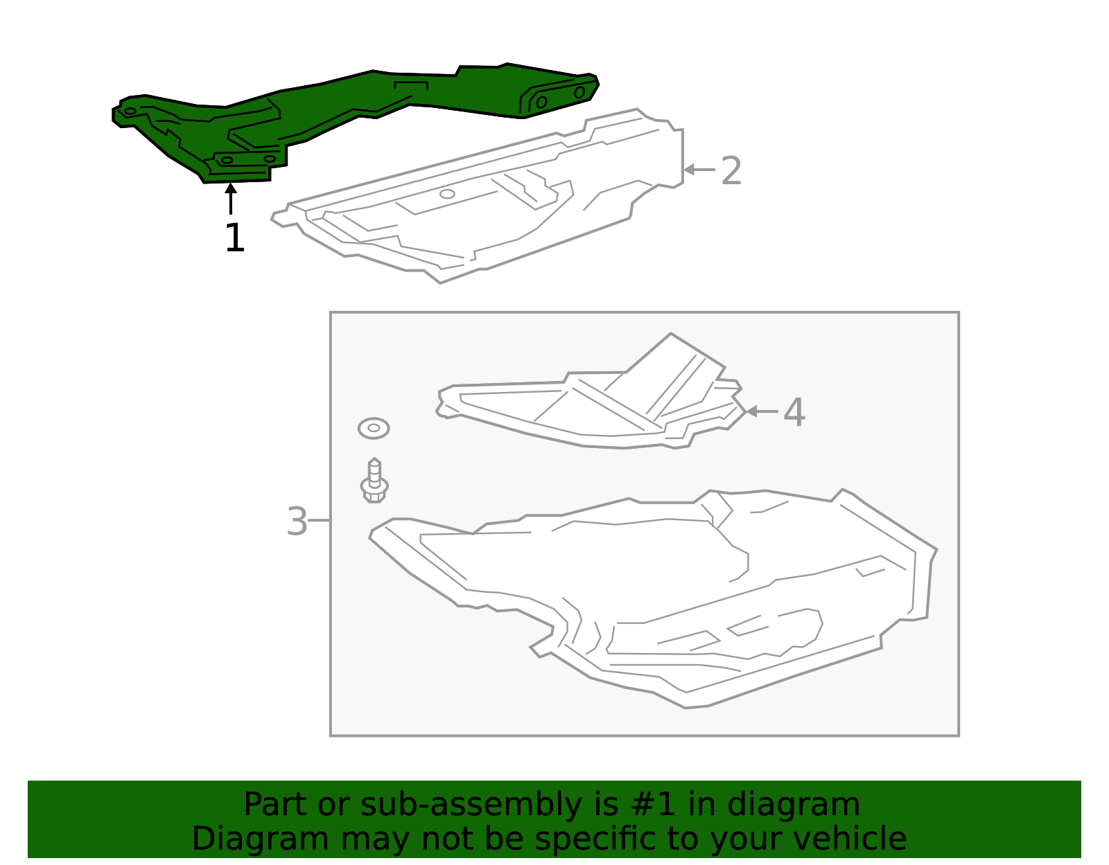 2019 Toyota Avalon Under Cover 51443-07010 | OEM Parts Online