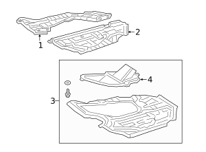 51443-06020 - Under Cover - 2018-2023 Toyota | OEM Genuine Toyota Parts