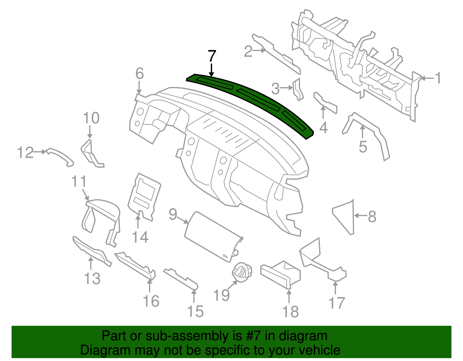 FL1Z-78044E82-AA - Upper Grille 2015-2017 Ford Expedition | AutoNation ...
