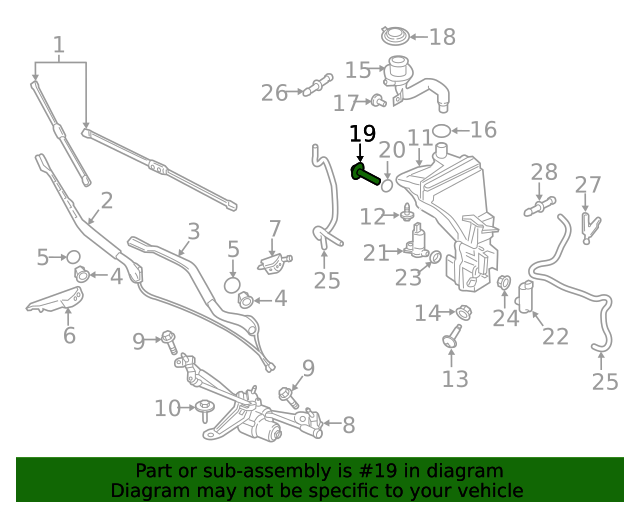 32237467 - Washer Fluid Level Sensor 2010-2024 Volvo | AutoNationParts.com