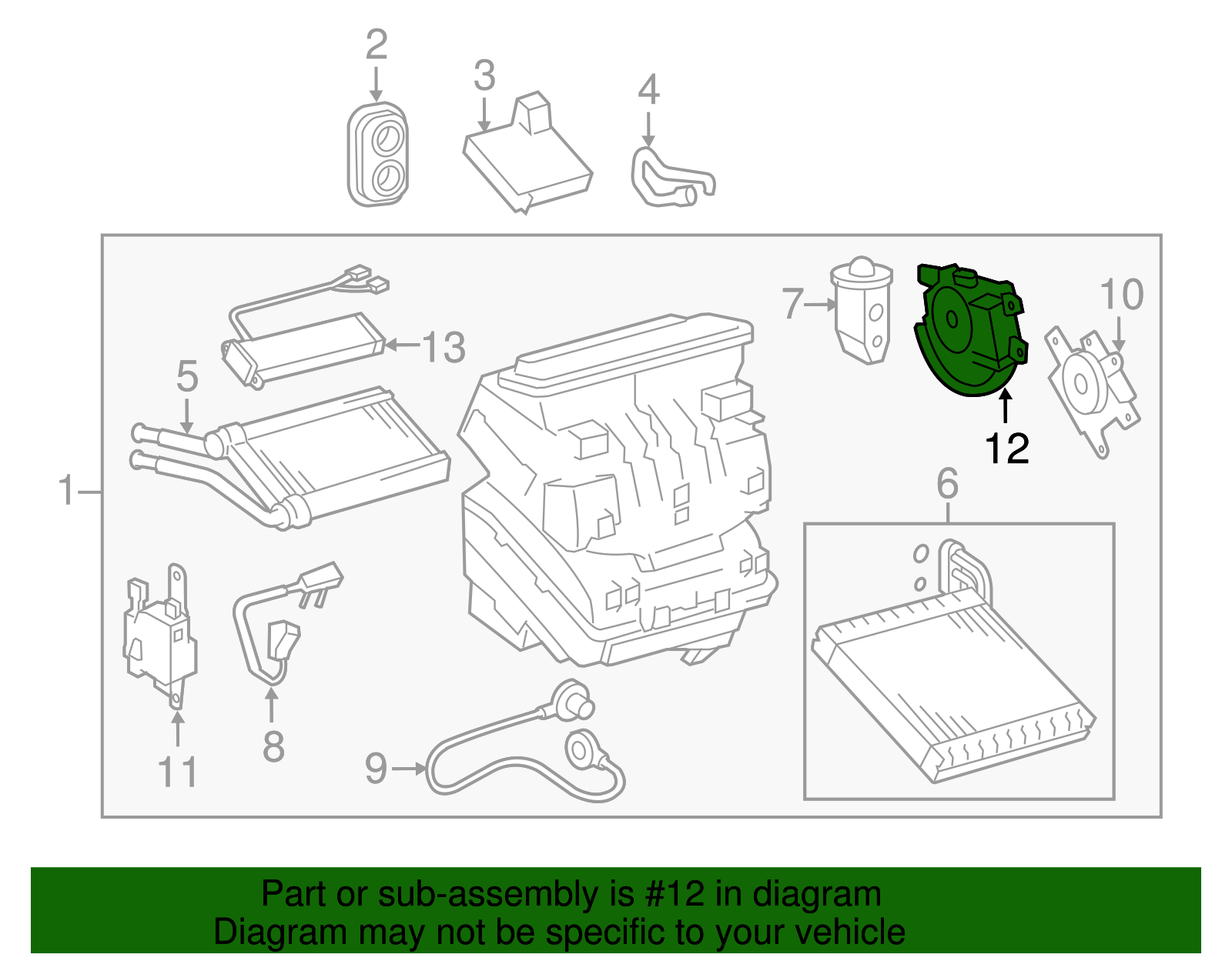 87106-02200 - HVAC Air Inlet Door Actuator 2006-2019 Toyota | Longo ...