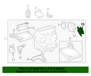 87106-12170 - HVAC Air Inlet Door Actuator 2006-2018 Toyota | Longo ...