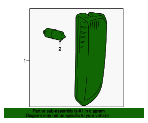 2003-2012 Land Rover Range Rover Backup Lamp XFD000053 | JaguarParts.com