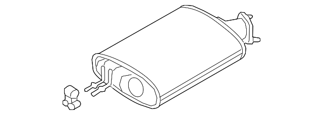 28650-S9100 - Front Muffler 2020-2022 Kia Telluride | Kia.Parts Store