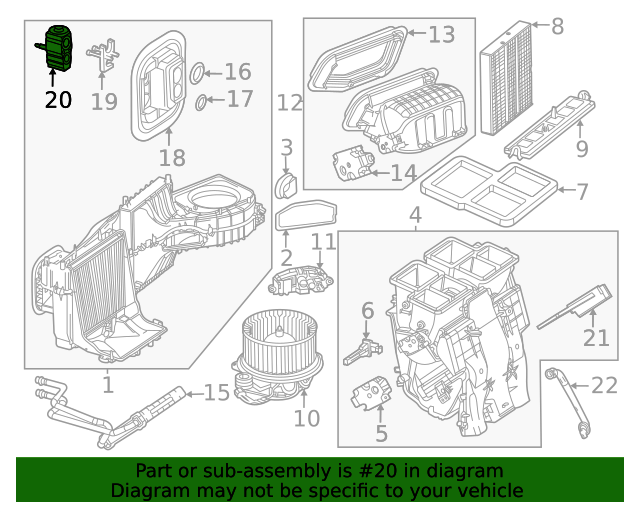 247-830-78-00 - A/C Expansion Valve 2019-2023 Mercedes-Benz ...