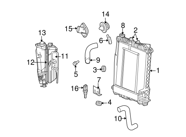 1997-2007 Mopar Coolant Temp Sensor 56027873 | Mopar Parts Canada
