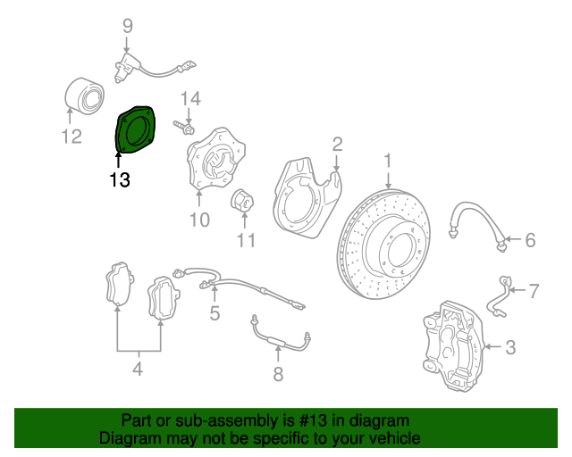 Genuine Porsche 964-341-661-01 |Bearing Cover Assembly | FREE Shipping ...