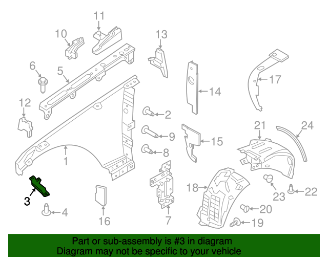 2013-2023 Land Rover Front Bracket LR124567 | OEM Parts Online