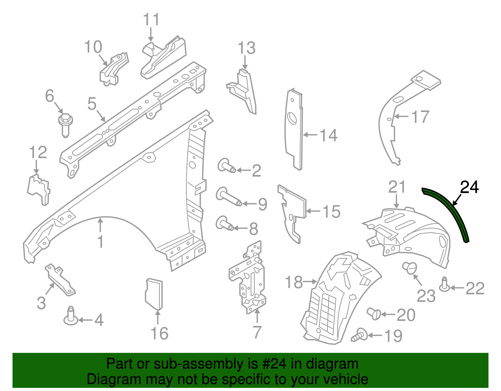 2006-2022 Land Rover Rear Fender Liner Protector CLB500051 | OEM Parts ...