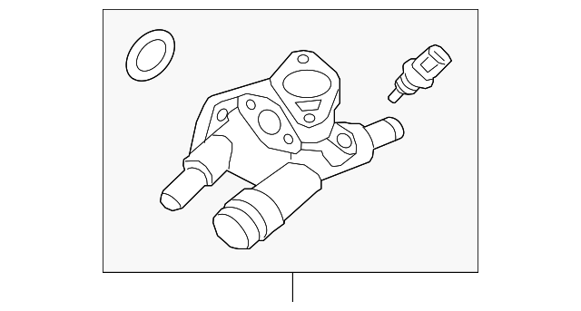 2016-2019 Hyundai Sonata Control Valve 25600-2E271 | QuirkParts
