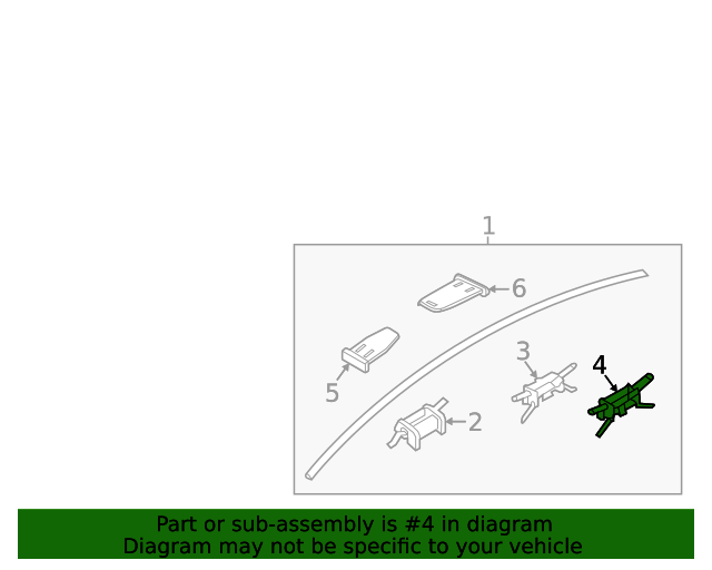 87237-L3000 - Roof Molding Retainer Clip - 2021-2023 Kia K5 | Kia Auto ...