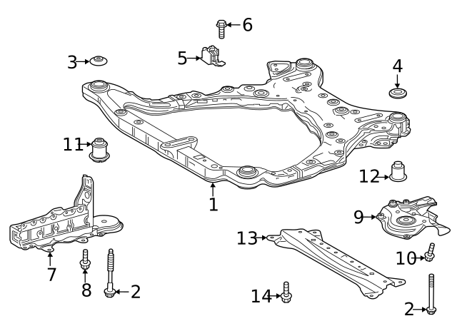 Toyota Bumper Impact Bar Bolt Part# 90119a0452 | Toyota Of Colorado ...
