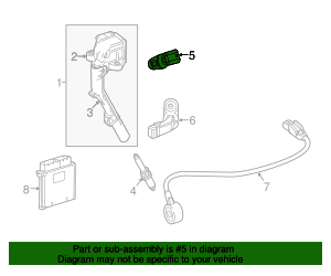 2709050400 - Engine Camshaft Position Sensor 2014-2024 Mercedes-Benz ...