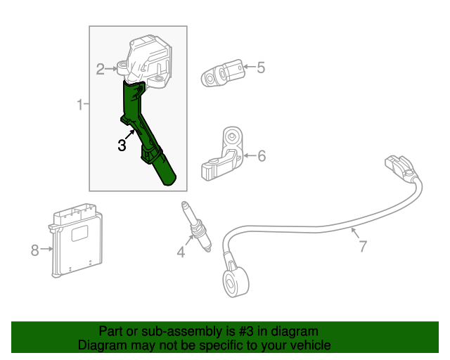 274-159-01-42 - Direct Ignition Coil Boot 2014-2023 Mercedes-Benz ...