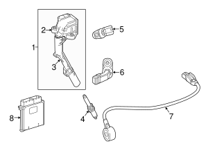 2709050400 - Engine Camshaft Position Sensor 2014-2024 Mercedes-Benz ...