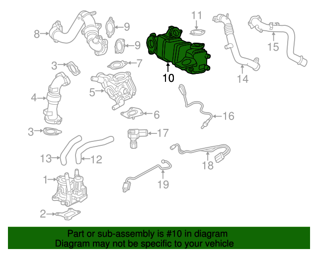 (Replaces 12688224) Cooler 12720269 GM | GMPartsDirect.com