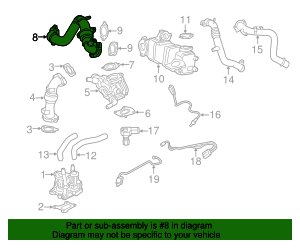 12680218 GM Cross Over Pipe | GM Parts Store
