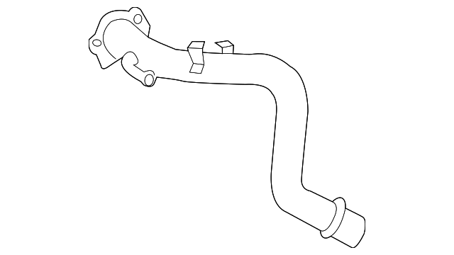 12711656 - Exhaust Gas Recirculation Manifold Cooling Return Pipe 2017 ...
