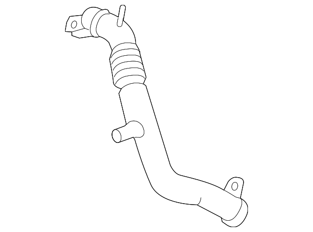 12737236 - Exhaust Gas Recirculation Manifold Cooling Feed Pipe Classic ...